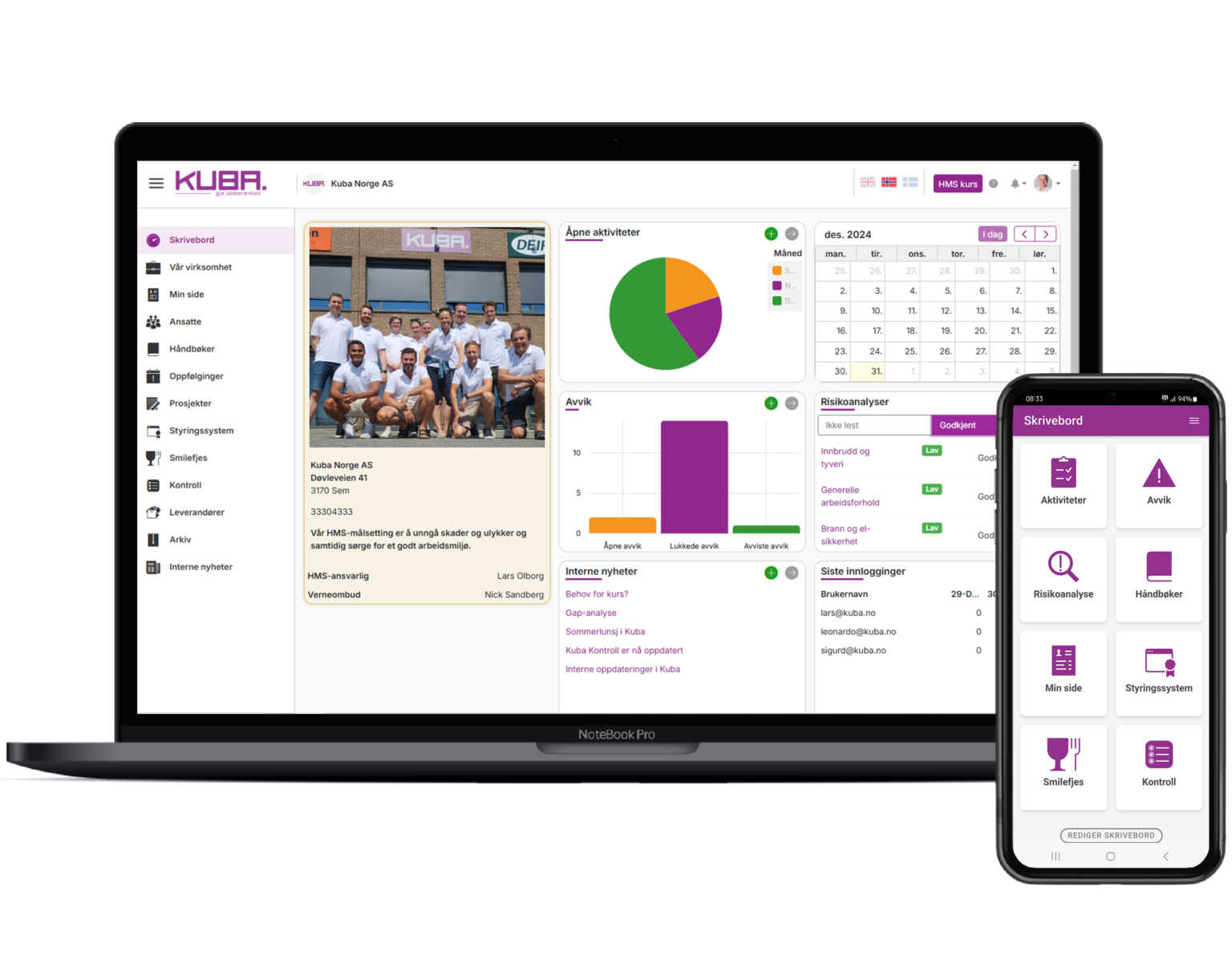 HR-system - Kuba Norge AS